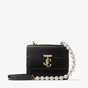 Jimmy Choo Avenue Quad Xs Shoulder Bag - Black/Light Gold
